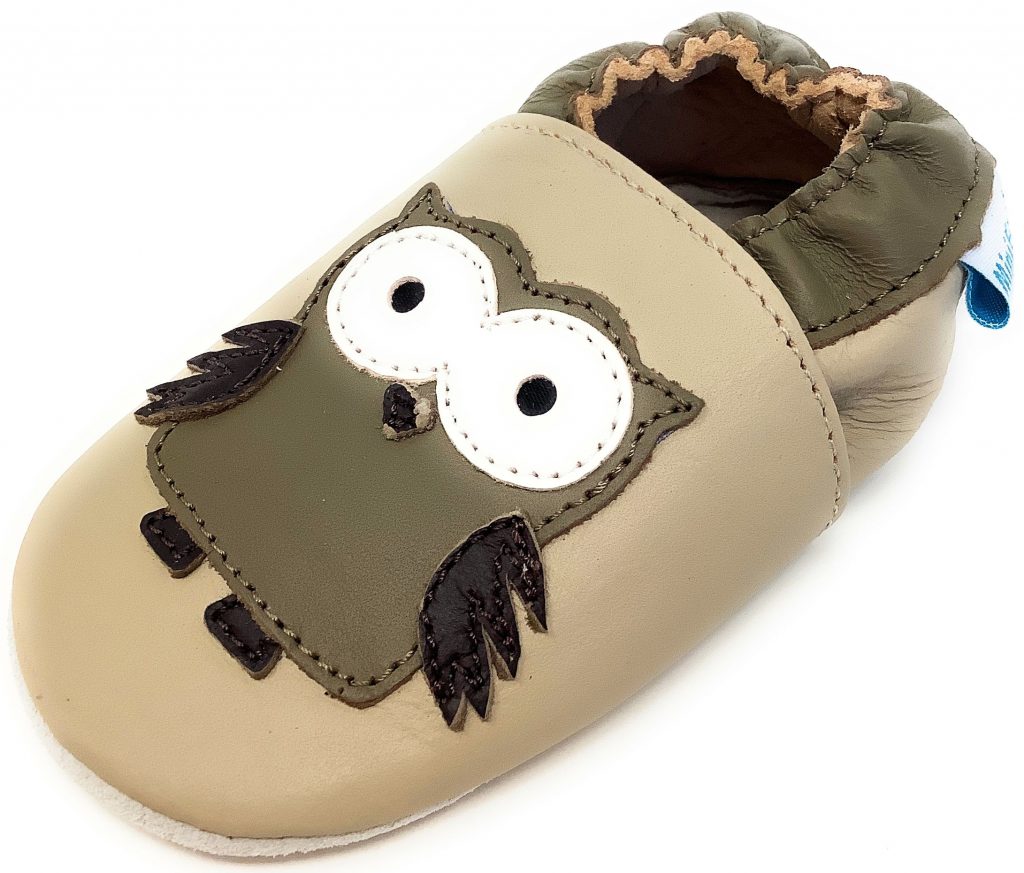 Owen the Owl - Soft Leather Baby Shoes - Minifeet