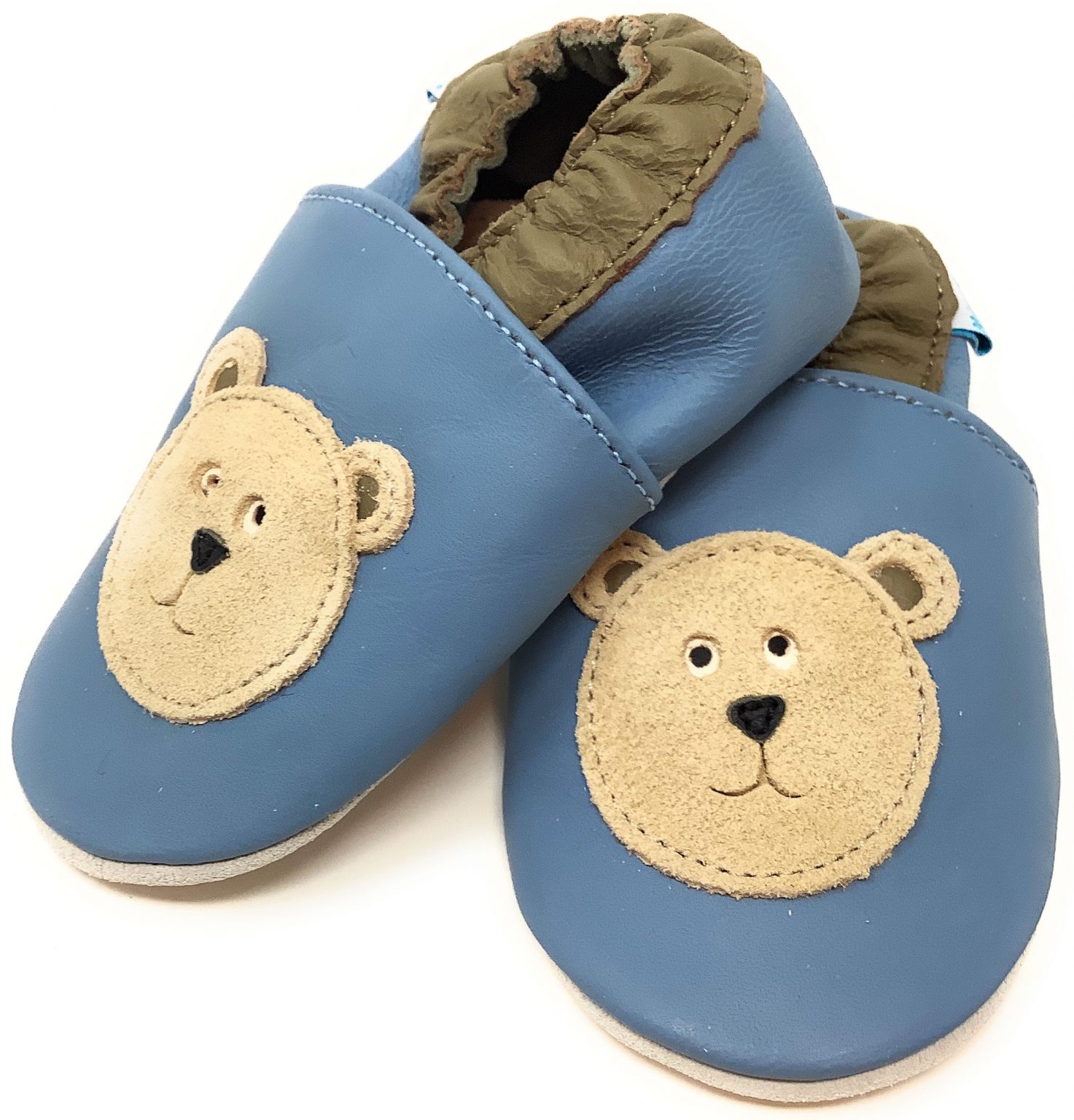 Benji the Bear - Soft Leather Baby Shoes - Minifeet