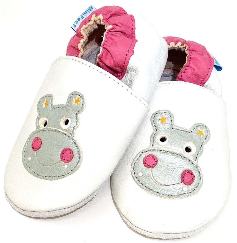 Happy the Hippo - Soft Leather Baby Shoes - Minifeet