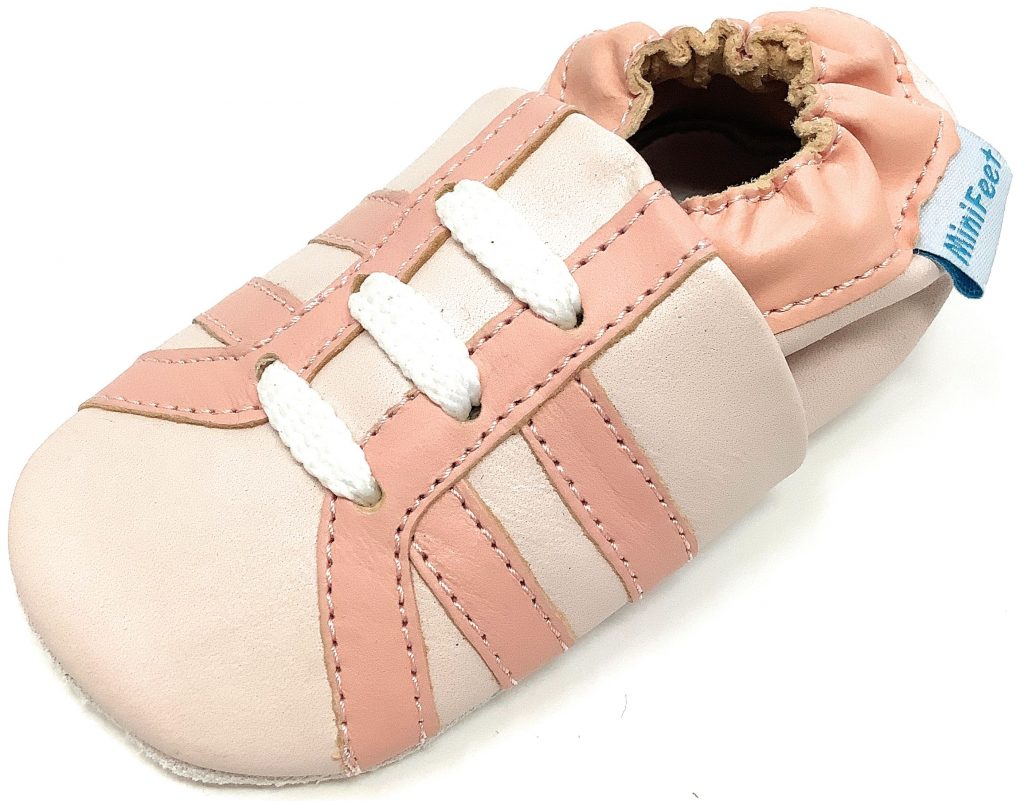 Pink Trainer - Soft Leather Baby Shoes - Minifeet