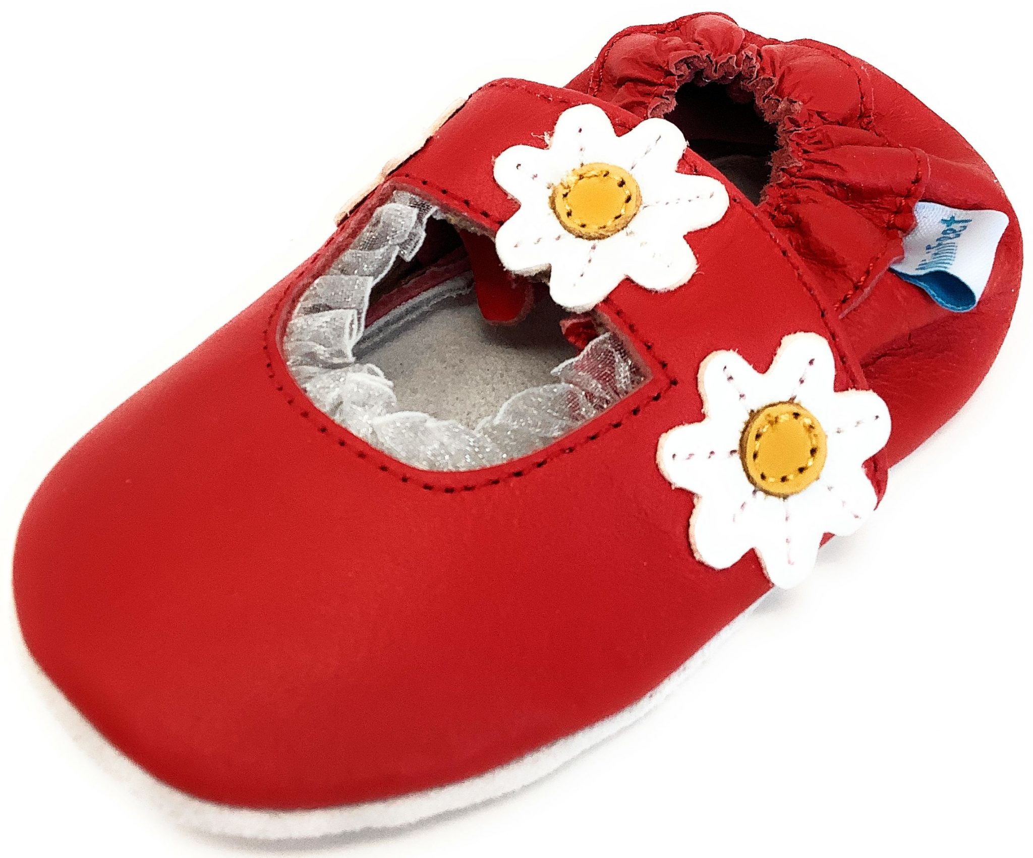 Ruby Red Sandal - Soft Leather Baby Shoes - Minifeet
