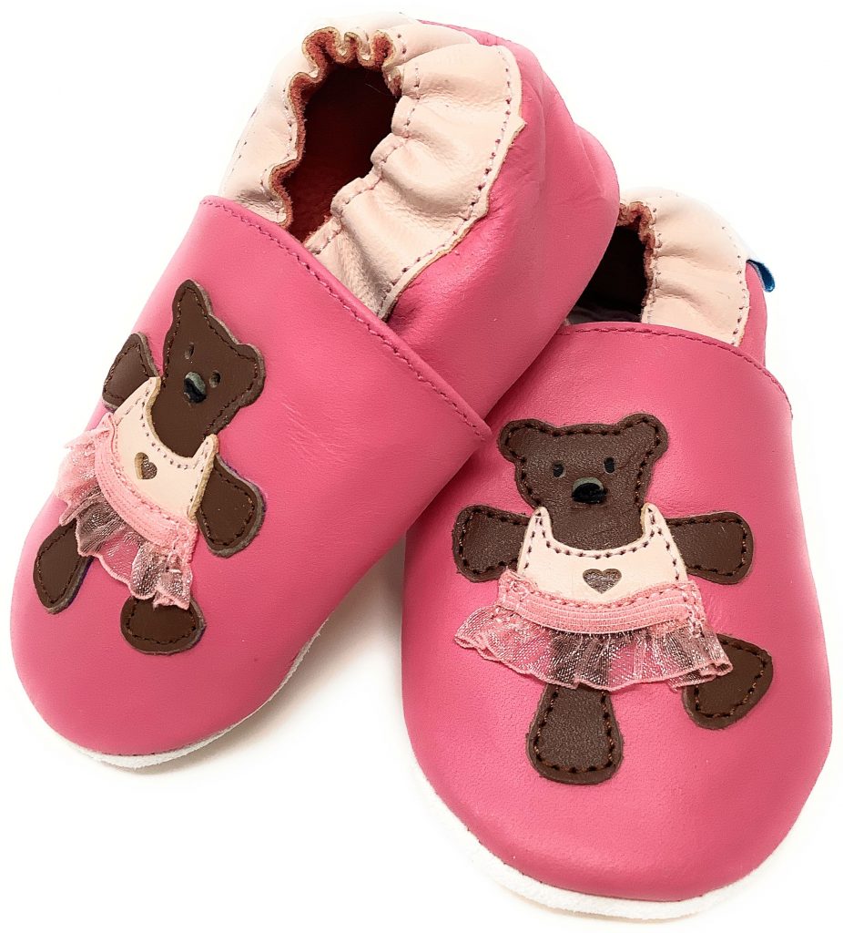 Tutu the Teddy - Soft Leather Baby Shoes - Minifeet